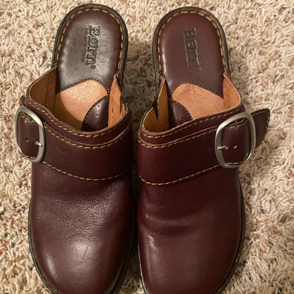 Born | Shoes | Born Leather Clogs Great Condition Never Worn Size9 ...